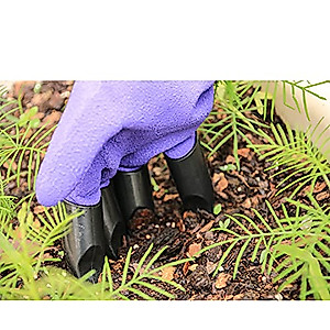 BDDMYAA Weed Puller,Hand Weeder Tool,Garden Lawn Farmland Transplant Gardening Bonsai Tools (with Garden Gloves)