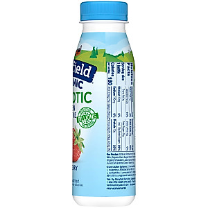 Stonyfield Organic Probiotic Strawberry Lowfat Yogurt Protein Smoothie 10 fl. oz. Bottle