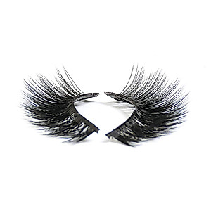 Lashes Natural Look Fake Eyelashes - Bepholan False Eyelashes 3D Super Fluffy False Lashes Black Band Wispy Lashes 5-Pack Faux Mink Lashes,XMZ116