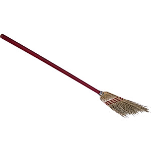 Carlisle 368200 Flo-Pac Lobby Corn Brooms, Set of 12 (40-Inch, Corn Blend)
