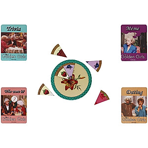 Spin Master Games The Golden Girls Any Way You Slice It, Retro Trivia Card Game, Multicolor, One Size