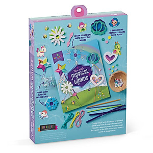 Craft-tastic — Make Your Own Little Magical Wands — Everything Included for 5 Fun DIY Magic Wands Art & Crafts Projects — Ages 4+
