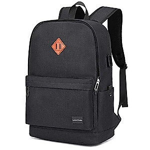 LACATTURA School Backpack, Lightweight Student Laptop Bookbag for Boys and Girls