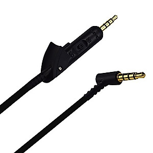 Sqrmekoko QC15 Cord Replacement Headphone Audio Cable Compatible with Bose QuietComfort 15 QC 15 Headphones
