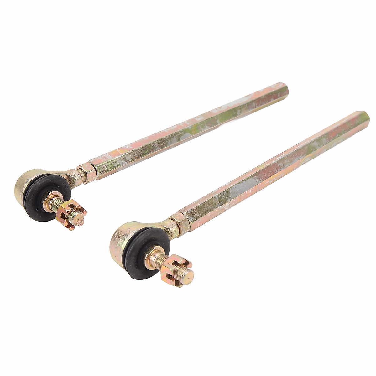 Tie Rod Head Joint, High Hardness Alloy Steel M10 10mm Forged Joint for 110cc 125cc 150cc 200cc Go Kart