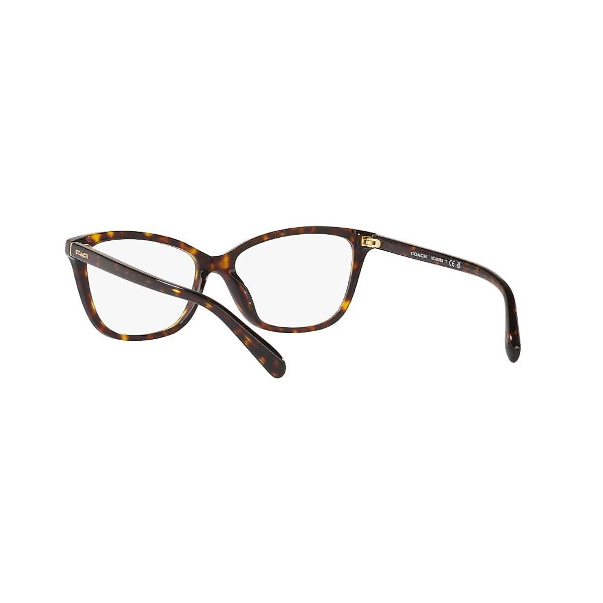 Coach HC6206U Universal Fit Prescription Eyewear Frames, Dark Tortoise/Demo Lens, 54 mm