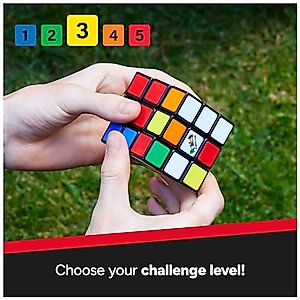 Rubik's Cube, The Original 3x3 Color-Matching Puzzle Classic Problem-Solving Challenging Brain Teaser Fidget Toy, Packaging May Vary, for Adults & Kids Ages 8 and up