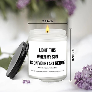 Daughter-in-Law Gift from Mother-in-Law, Gift for Daughter in Law, Future Daughter in Law Gifts, Christmas Gift for Daughter in Law, Last Nerve Candle, Funny Wedding Gift, Funny Bridal Shower Candle