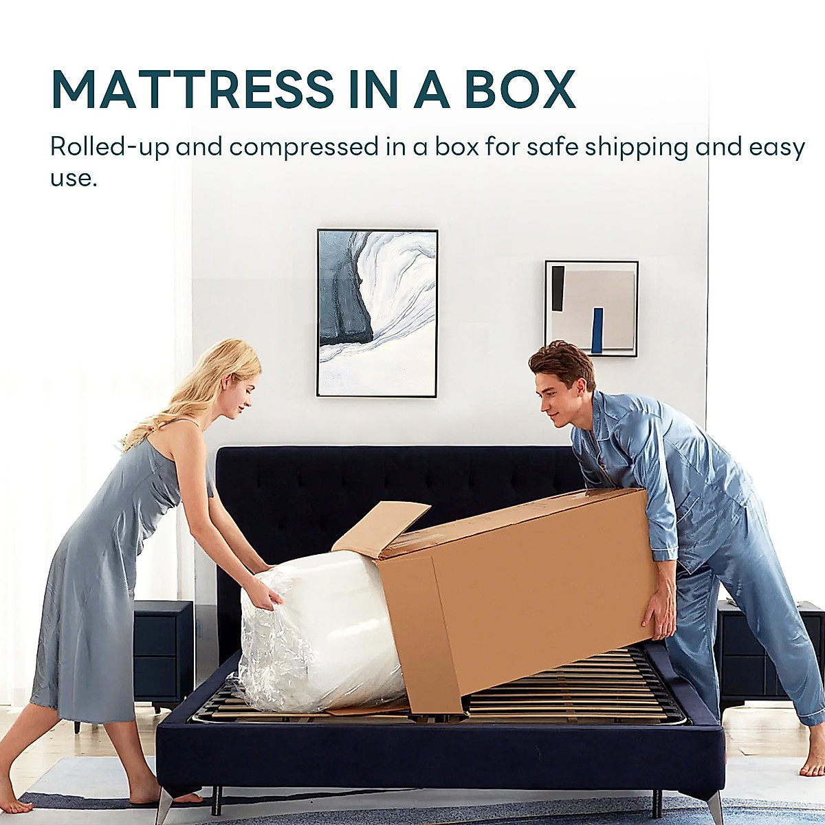 Full Mattress, Memory Foam Mattress Medium Firm, 10 Inch Full Mattress in A Box, Fiberglass Free, Removable Washable Mattress Cover, CertiPUR-US Certified,Cooling Gel Foam Mattress for Pressure Relief