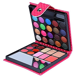 VolksRose Professional All In One Makeup Kit Colorful 20 Eyeshadow, 6 Lip Glosses 3 Blushers 2 Powder 1 Concealer 1 Mirror 1 Brush, Long Lasting Beauty Full Makeup Set, Present Gifts for Girls Women