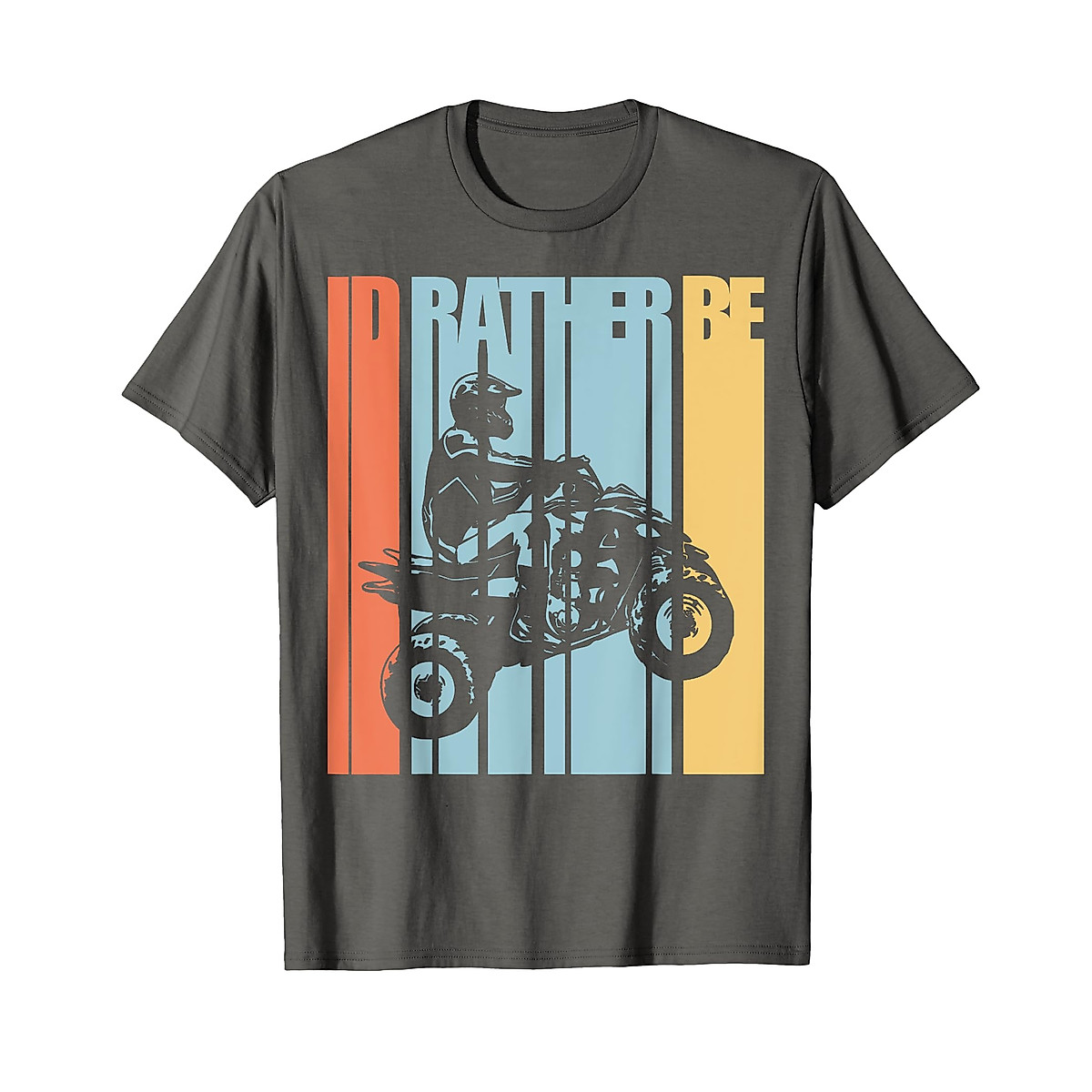 Id Rather Be Riding Quad Bikes ATV Shirt Brap T Shirt T-Shirt