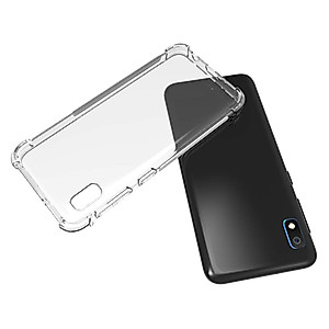 PUSHIMEI Samsung A10e Case,Galaxy A10e Case, Soft TPU Crystal Transparent Slim Anti Slip Full-Body Protective Phone Case Cover for Samsung Galaxy A10e (Clear Anti-Shock TPU)