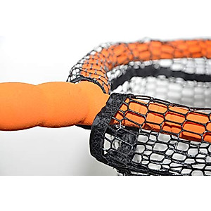 Foreverlast Inc. Generation 2 Non-Snag Floating Fishing Landing Net for Wade Fishing and Fly Fishing, G2 Pro Net, Orange