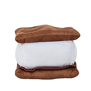 Unicorns & Robots Kids Cozy Fun Scented Plush Pillows, Smores