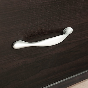 Sauder Beginnings Panel TV Stand, For TV's up to 42", Cinnamon Cherry finish