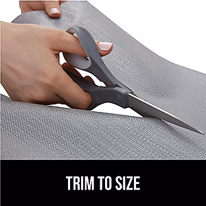 GORILLA GRIP DripGuard Drawer and Shelf Liner for Cabinet, Slip Resistant Non Adhesive Protection for Kitchen, BPA Free Smooth Surface Plastic Liners for Cabinets, Bathroom Drawers, 12x20, Gray