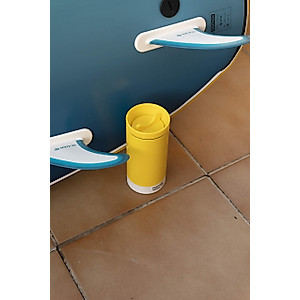 Pantone Travel Mug, Stainless Steel, ABS, Yellow 012, 7.5 x 7.5 x 16.4 cm