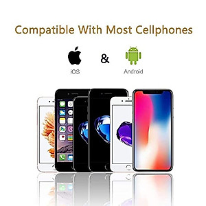 SAMDI Cell Phone Stand, iPhone Wood Dock: Cradle, Holder for Switch All Android Smartphone, iPhone 6 6s 7 8 X Plus 5 5s 5c Accessories Desk - ( Black Walnut )