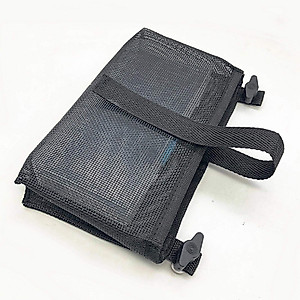 DYNWAVE Practical Kayak Mesh Bag Boat Canoe Dinghy Fishing Gear Storage Pouch Beer Water Bottle Tackles Holder 9x5'' Organizer Accessories