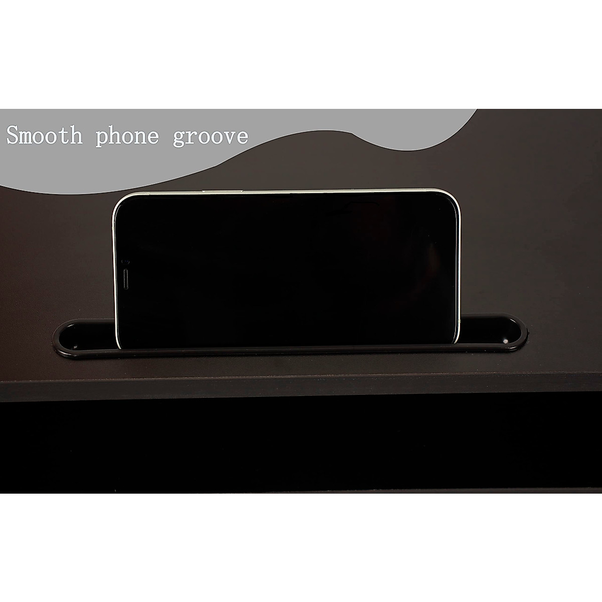 LITAITAI Monitor Riser ,with Storage Pen Holder, Mobile Phone Holder, for Home Office ,Black Simple Sturdy and Durablemonitor stand riser, computer monitor stand