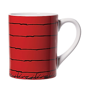 Department 56 Peanuts Ceramics Snoopy's Dog House Coffee Mug, 16 Ounce, Multicolor