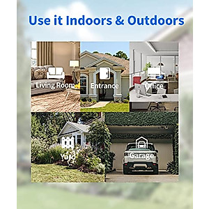 Outdoor Security Camera, 1080P HD Wireless Outdoor Camera with Night Vision, AI & PIR Motion Detection, IP65 Weatherproof, 2-Way Audio, Battery Powered Security Cameras Wireless Outdoor -2 Cameras Kit