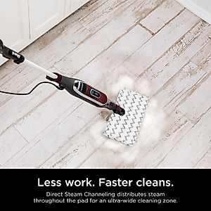 Shark S5003D Genius Hard Floor Cleaning System Pocket Steam Mop, Burgundy/Gray