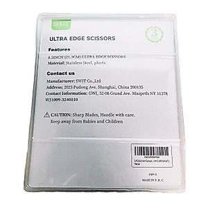 S & E TEACHER'S EDITION Scissors 3 Bulk Pack, 8.5 Inch Ultra Sharp Blade Shears, Comfort-Grip Professional All Purpose Scissors, for Office Sewing Fabric Home Craft School Supplies DIY