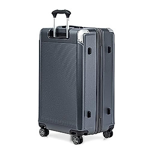 Travelpro Platinum Elite Hardside Expandable Spinner Wheel Luggage TSA Lock Hard Shell Polycarbonate Suitcase, Vintage Grey, Checked Large 28-Inch