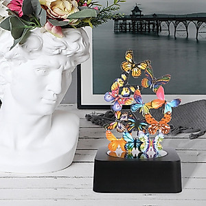 Xfsol Desk Toys for Office for Adults Desktop Magnetic Butterflies Sculpture Desk Decorations for Women Office