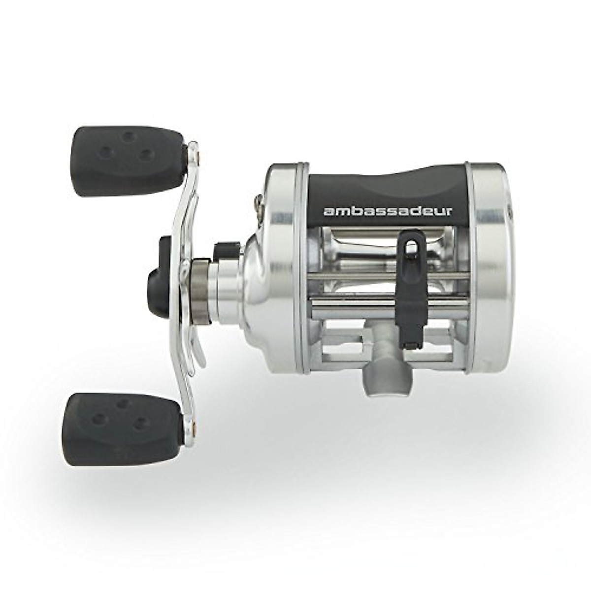 Abu Garcia 6500 Ambassadeur S Round Baitcast Fishing Reel Black, AMBS-6500- 255yd/17Lb