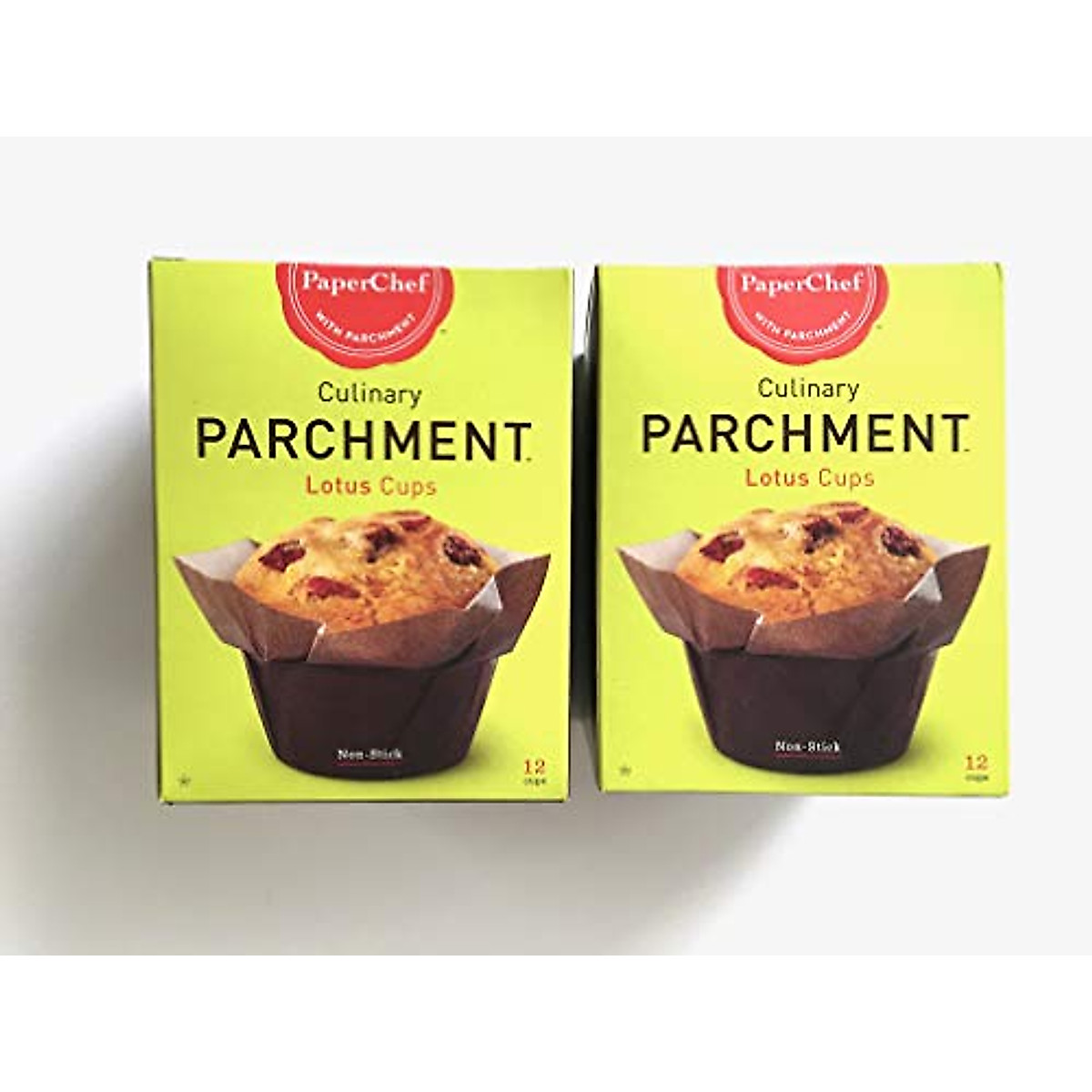 (2 Pack) Standard Lotus Baking Cups, Cupcake Liner Muffin Wrapper, 24 Pieces (12-ct/Box)