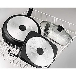 T-fal G9019064 Specialty Ceramic Dishwasher Oven Safe Jumbo Cooker, 5 quart, Black