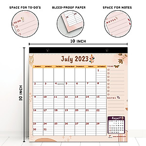 Fridge Calendar 2024 2025 by StriveZen, Magnetic, Monthly 10x10 Inch, Academic, Refrigerator, Desktop, Gift, Teacher Family Busy Mom Office, January 2024- December 2025