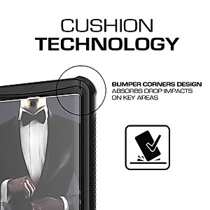 Ghostek Nautical Waterproof Galaxy Note 10 Case with Screen Protector Super Rugged Extreme Heavy Duty Protection Tough Full Body Underwater Watertight Seal for 2019 Galaxy Note 10 (6.3 Inch) - (Black)