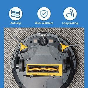 Abeskch Replacement Tire Compatible with IRobot Roomba Wheels Series 500, 600, 700, 800, 900 and I3, I6, I7, E5, E6, J9 Non-slip, high wear resistance Tire for irobot roomba wheel replacement (2 Pack)