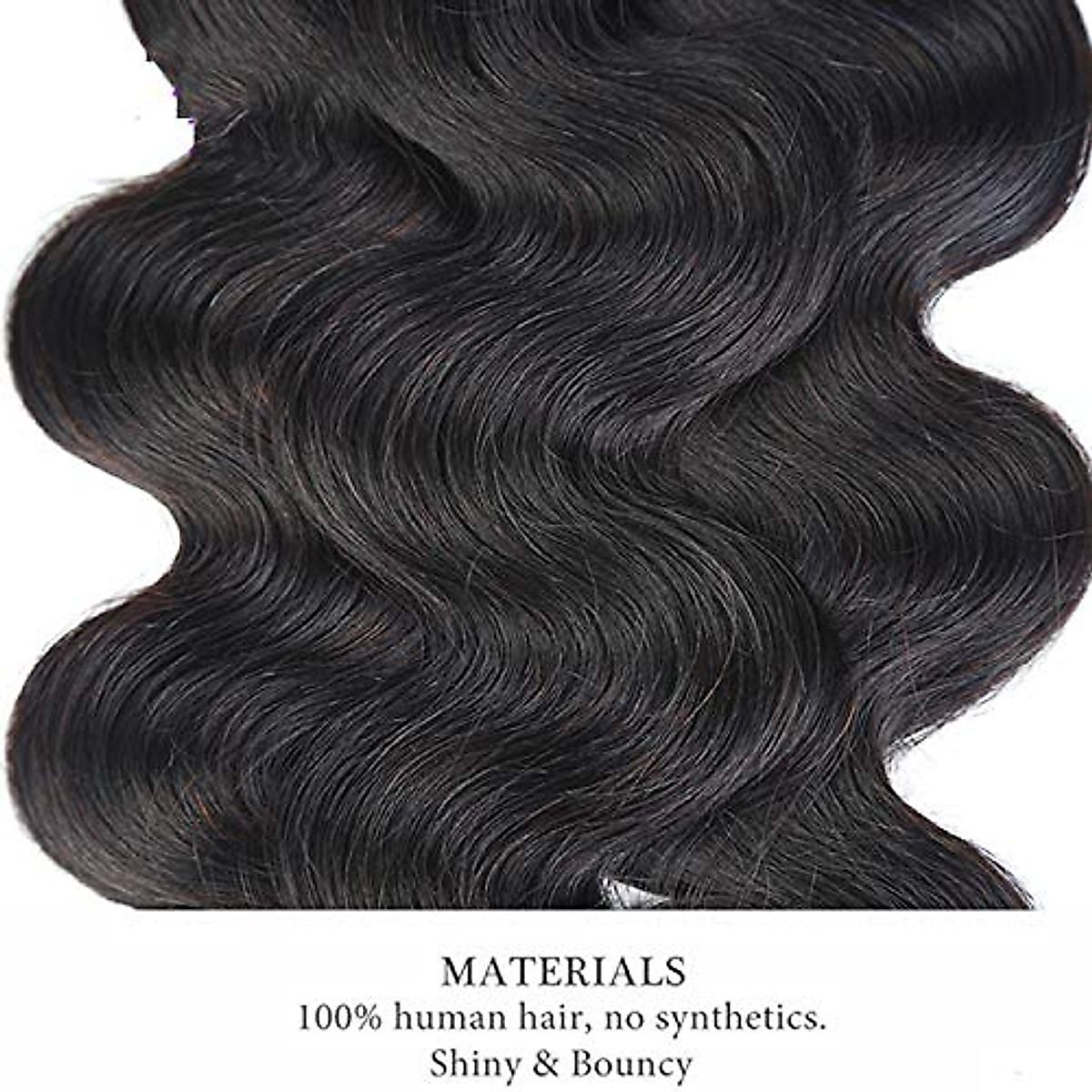 Hair Extensions, Wigs & Accessories Hair Malaysian Body Wave Hair 3 Pcs Human Hair Bundles Non Remy Hair Extention 8-28 inch Body Hair Wig for Women (Length : 26 28 28)