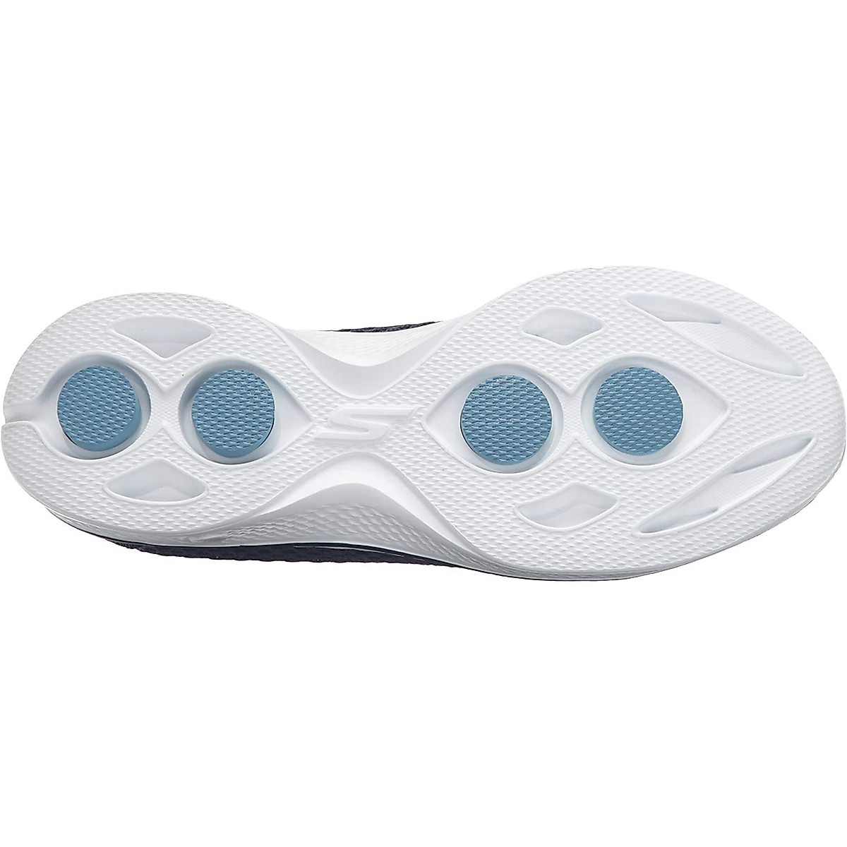 Skechers Performance Women's Go Walk 4 Kindle Slip-On Walking Shoe, Navy/White, 9.5 Wide