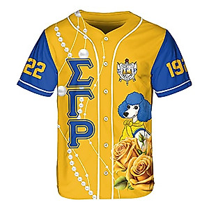 Custom Sorority Jerseys Baseball, Pre.tty Poodle sg.rho Baseball Jersey, Sigma Gam.ma Jersey, Rhoyal Jersey