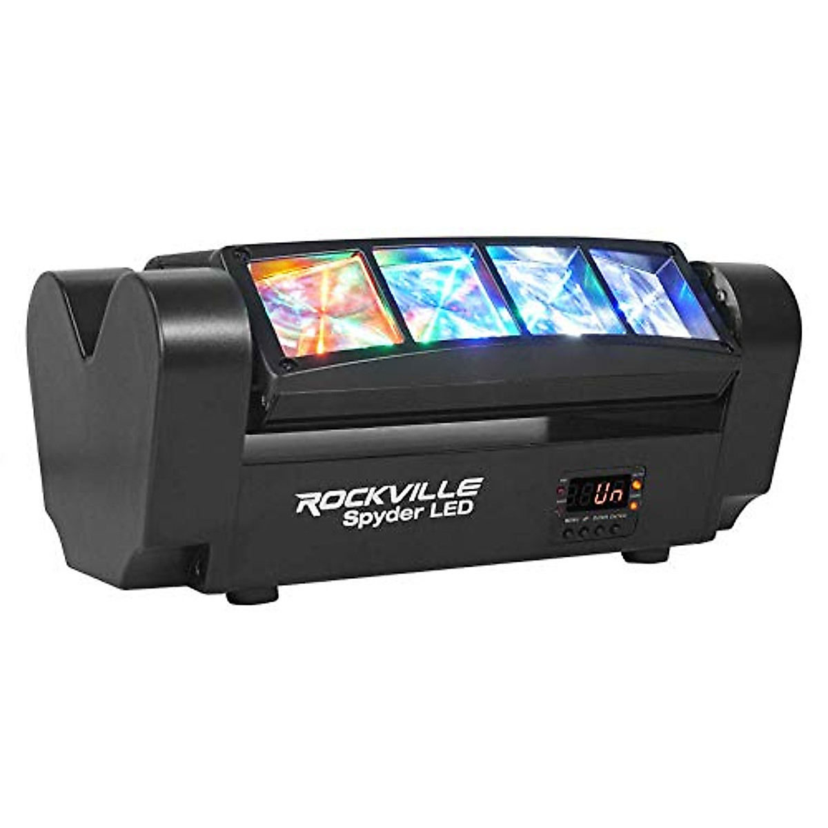 Rockville Spyder LED (8) Beam Moving Head Motorized DMX DJ/Party/Club Pro Light