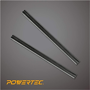 POWERTEC 128301 3-1/4-Inch HSS Planer Blades for Bosch PA1202, Set of 2
