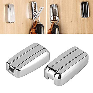 Shanrya 2pcs Zinc Alloy Hook, Large Bearing Capacity RV Clothes Hanger, Home Hook, Clothes Hats Towel Holder, for Home Worked with Automobiles RV(#1)