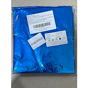 40 Inch Dark Blue Number Balloons 15, Large Royal Light Blue 15 Helium Foil Mylar Balloon, Globos Azules Self Inflating Silver Star Number 15 Balloon for Boys 15th Birthday Party Graduation Decoration