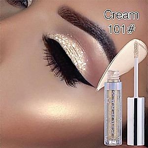 KDOWES Liquid Eyeshadow, Waterproof Glitter Shimmer Sparkle Eye Stick Easy To Wear Long Lasting Eyeliner Eye Pencil Makeup Cosmetics(A101)