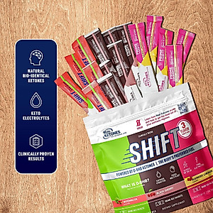 BHB Exogenous Ketones Drink Mix Packets - Real Ketones Keto Electrolytes Powder Packets No Sugar with 4 Main Fasting Electrolytes plus Hydrating Patented Keto BHB - 30 Count Variety Pack