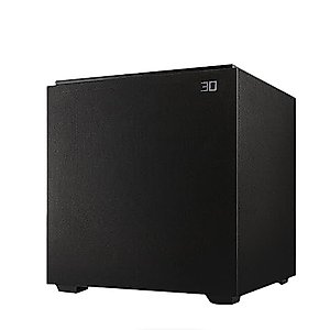 Definitive Technology Descend DN12 12" Subwoofer (2021 Model) - Optimized for Movies and Music, New 3XR Architecture, 1500W Peak Class H Amplifier & (2) Pressure-Coupled 12" Bass Radiators, Black