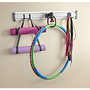 Gladiator GarageWorks GAKT48BKGY Pack GearTrack Bike Garage Wall Storage Kit