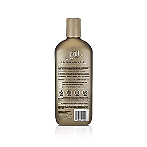 Lexol All Leather Care Fast Acting All-in-One Formula, Use on Furniture, Car Interior, Shoes, Handbags, 16.9 Oz