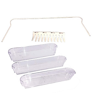 Dometic 29325760655 Refrigerator Door Shelf 5-Piece Kit - Clear