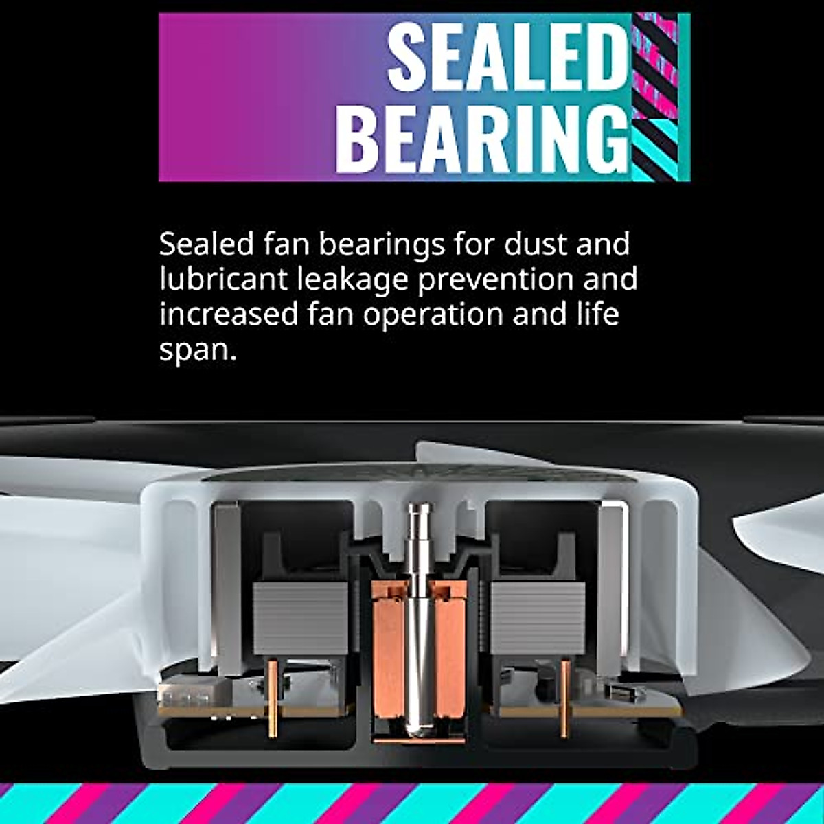 Cooler Master MasterFan MF120 Halo 3n1Fans, Duo-Ring ARGB Customizable Lighting, 120mm PWM Static Pressure, ARGB Header Extender For PC Case, Liquid and Air Cooler (MFL-B2DN-18NPA-R1),Black